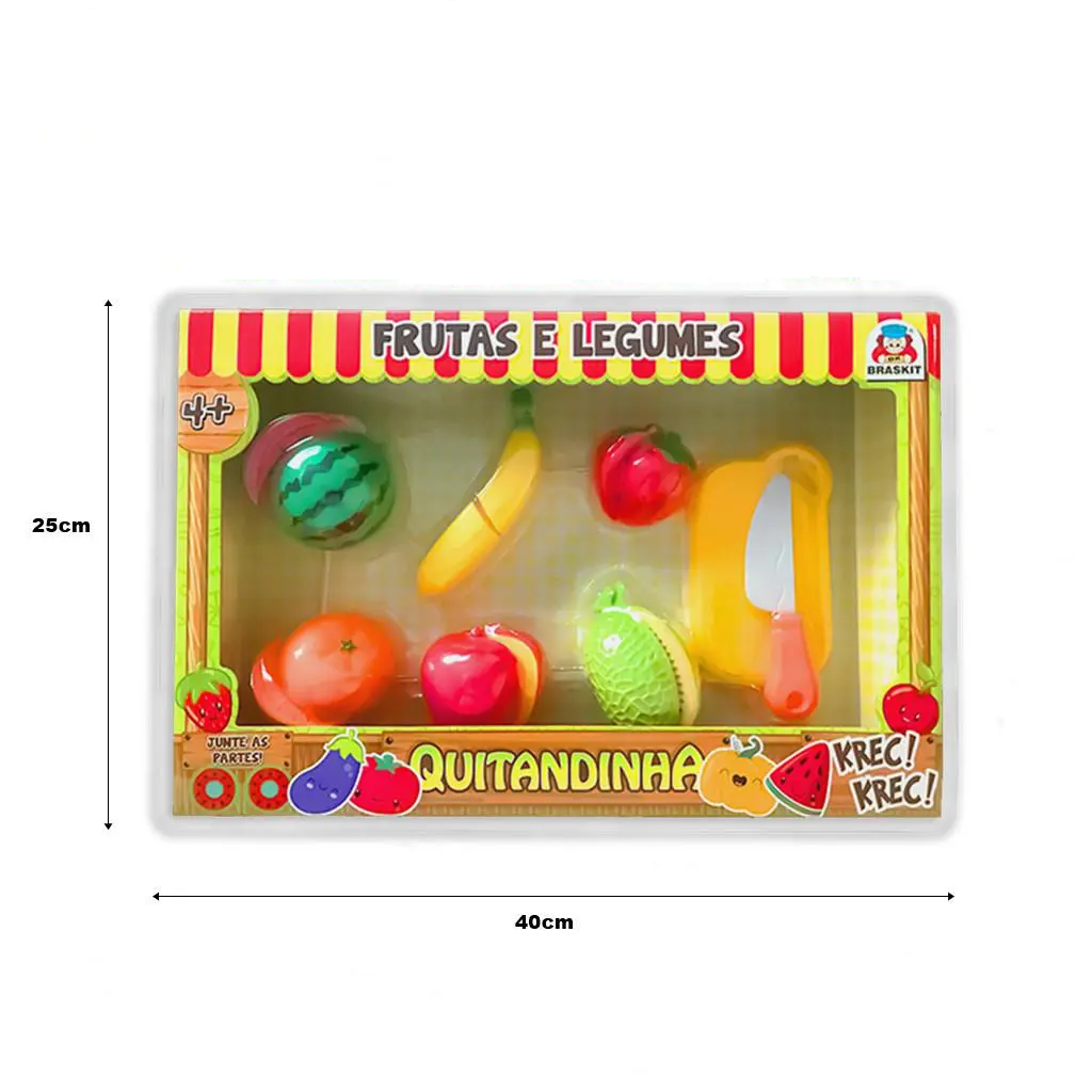Kit Fruta E Legumes Quitandinha Com 8 Itens 900-5 - Braskit – Jessica ...